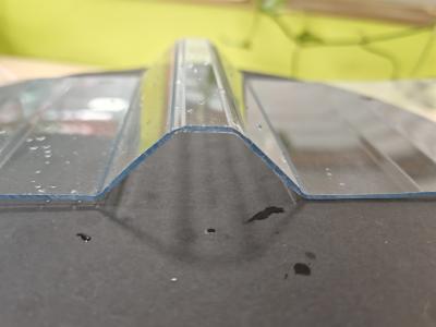 China clear 840mm Width Polycarbonate corrugated Sheet for Flexible and Versatile Applications for sale