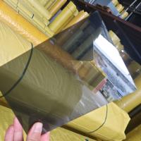 China TOPPC Grey Polycarbonate Solid Sheet 2.0mm B1 Fire Retardant High Impact Strength Custom Width for sale