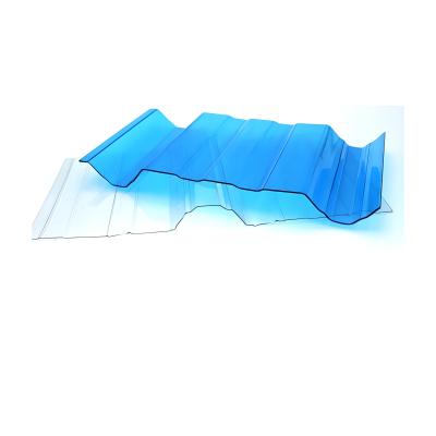 China Width 900mm Flexible Plastic Polycarbonate Sheet Corrugate Panel Used in Advertising Displays and Protective Enclosures for sale