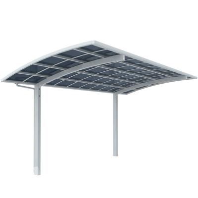 China Rectangular Aluminum Alloy Carport Featuring UV Protection Ideal for Outdoor Vehicle Shelter and Long Lasting Durability for sale