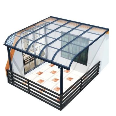 China Polycarbonate Sail Material DIY Polycarbonate Awning Providing Light Transmission 20 to 90 Percent Great Choice for Awnings for sale
