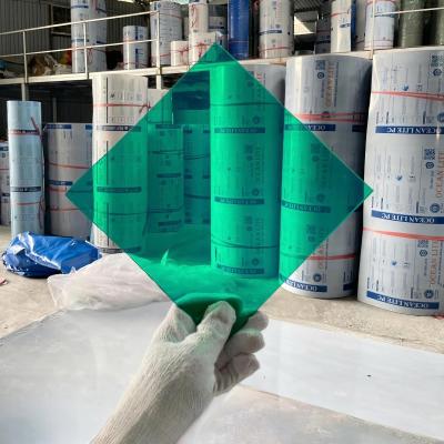 China Easy To Cut Plastic Polycarbonate Sheet Flexible Green Blue Bronze Clear Grey Weather Resistant Durable Material Perfect For Outdoor And Indoor for sale