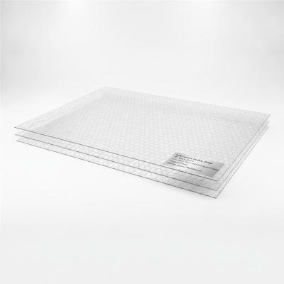 China Polycarbonate Hollow Sheet PC Hollow Sheet Four-layer Twin-wall Honeycomb Panel Original Place Guangdong Strong Impact Resistance for sale