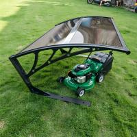 China Bronze Polycarbonate sheet Roofing Plastic Bracket Lawn Mower Canopy Easy install for sale