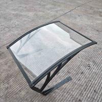 China Transparent  Polycarbonate solid sheet Roofing Plastic Bracket Lawn Mower Canopy Easy install for sale