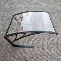 China Transparent  Polycarbonate solid sheet Roofing Plastic Bracket Lawn Mower Canopy Easy install for sale