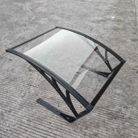 China Transparent  Polycarbonate solid sheet Roofing Plastic Bracket Lawn Mower Canopy Easy install for sale