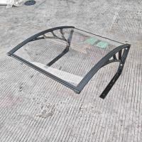 China Transparent  Polycarbonate solid sheet Roofing Plastic Bracket Lawn Mower Canopy Easy install for sale