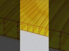 4 mm tot 20 mm gekleurde multi-wand polycarbonaat dakpannen lichtgewicht duurzaam dakmateriaal