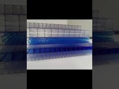 Hoja de techo de policarbonato de pared doble transparente con diseño moderno 4mm-20mm de espesor