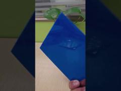 opaque blue polycarbonate solid sheet