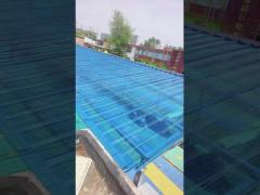 Blue PC Corrugated Sheet