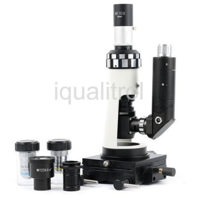 China Monocular Metallurgical Microscope 100X to 500X Digital Microscope with Magnetic Stand for sale