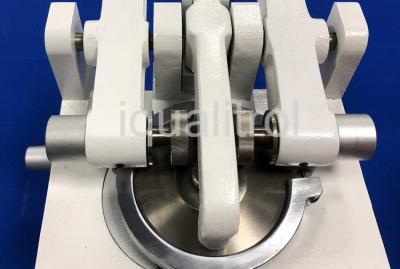 China Abrasion Wear Resistance Digital Display Taber Tester for Leather Cloth Rubber Testing ISO9352 for sale