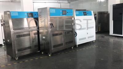China Simulated Environmental Testing Machine Touch Screen UV Accelerated Weathering Tester for sale