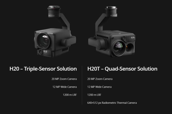 Quality New Dji Zenmuse H20 H20T Cardan Camera Compatible with Matrice 300 RTK 20 MP for sale