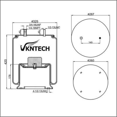 B-12514-010/S3467/S3830 резиновые части подвесного рессоры воздуха воздуха spring/1R14-045 для поршеня стального W01-358-9122 4811N03 OEM