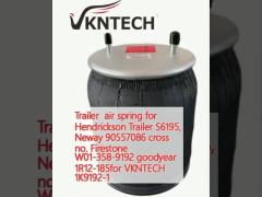 ヘンドリクソン・トレーラーS6195,ニューウェイ90557086 十字番号W01-358-9192 1R12-185 VKNTECH 1K9192-1