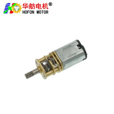中国 Hofon 8mm DC micro reduction motor brushed gear motor Small volume large torque for Optical lens 販売のため