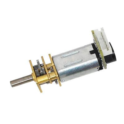 China 12mm DC-Gang-Motor mit Getriebe Motor des Hall-Kodierer-Metall5v/6V/12V für Roboter zu verkaufen