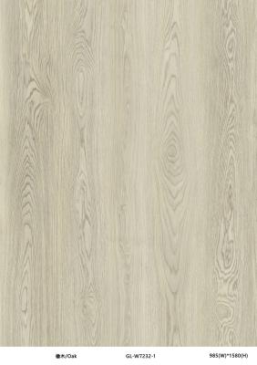 China 183 X 1220mm de Vinyl Samengestelde SPC-UVdeklaag DIY die van de Bevloeringsplank Eiken Steen bedekken Te koop
