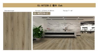 Cina Plance 183 x 1220mm GL-W7238-2 della pavimentazione di SPC del laminato del vinile del PVC della quercia in vendita