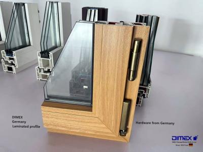 Cina Profili passivi della finestra dell'edelweiss E90 UPVC di Dimex per costruzione in vendita