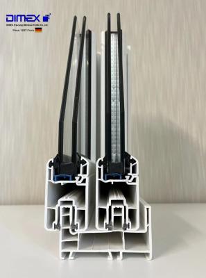 Cina Alti UPVC finestra di scivolamento di profili di Dimex L88 e sistema UV della porta in vendita