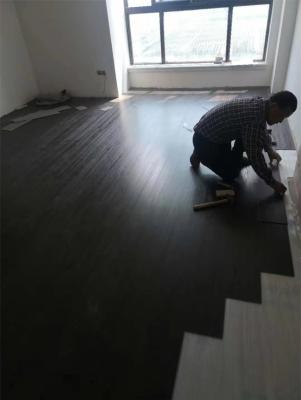 China Dark Grey SPC Waterproof Flooring Stone Plastic Composite GKBM Greenpy MJ-W6010 for sale