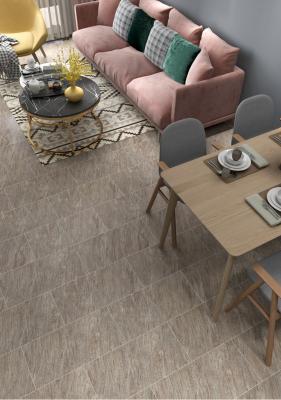 China Het Patroon Vinylbevloering 0.30.6mm Huis Deco Vuurvaste Heldere GKBM Greenpy mj-S6012 van de kastanjesteen Te koop
