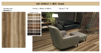 Cina acero di pietra rigido 0.5mm della plancia del vinile del centro di 0.3mm 0.4mm GKBM DM-W40017 in vendita