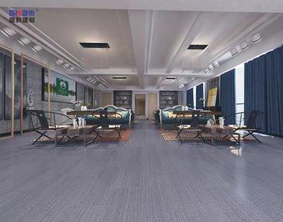 Cina Composto di plastica di Grey Carpet Vinyl Flooring Waterproof 4mm della pietra scura di clic per l'ufficio Greenpy SY-C1012 in vendita