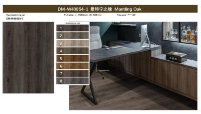 Cina quercia amichevole GKBM DM-W40054 di avvolgimento della prova umida di Eco della plancia di lusso del vinile del centro di 6mm SPC in vendita