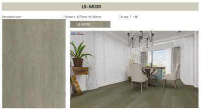 China Unilin klikt Hout kijkt 5mm de Vinylbevloering Eco Vriendschappelijke GKBM Greenpy ls-W030 van SPC Te koop