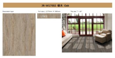 China 1220mm SPC klicken den Fußboden freundlichen Schocks beständiges GKBM JR-W17002 Eco an zu verkaufen