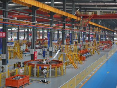 China Customizable Color Automatic Roll Forming Machine 10-15m/Min Steel Scaffolding Plank Production Line for sale