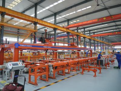 China Customizable Color Automatic Roll Forming Machine 10-15m/Min Steel Scaffolding Plank Production Line for sale