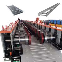 Quality Metal 7.5KW Cable Tray Roll Forming Machine 40GP Cable Tray Making Machine for sale