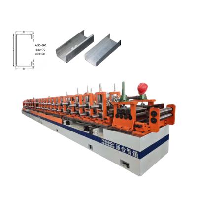 China Máquina de Conformação de Rolo Automática para Estrutura Solar com Precisão de ± 0,5 mm para Espessuras de 1-3 mm e Cor Personalizada à venda