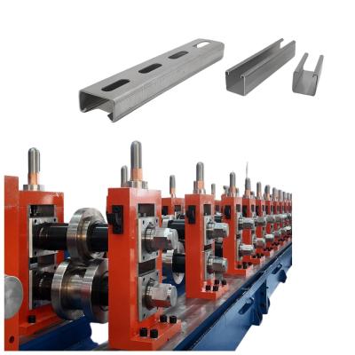 China High Production Rack Roll Forming Machine C Solar Strut Channel Roll Forming Machine for sale