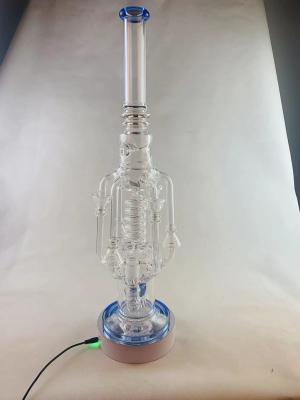 China l'acqua di vetro di spessore di 9mm Bongs pollici saltati pesanti del becher i 13,5 for sale