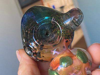 China 5“ het Inbare Zware Stevige de Pijpentabak van de Glashand Roken Te koop