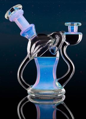 China het Glas Bongs van 7inch Borosilicate en Wasfles Gekleurde de Douchefilter van de Waterpijpwaterpijp W Te koop