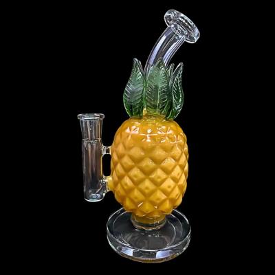Cina L'acqua di vetro gialla verde fatta a mano creativa Bongs lo spessore di 6mm in vendita