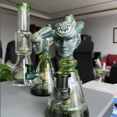 China 7mm van de de Drukhommel van de Diktehand de Gloed van de het Glaswaterpijp in de Nacht Te koop