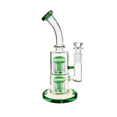 Cina becher di vetro del tubo di fumo di vetro 14Inch 5mm con il narghilé di Cather del ghiaccio in vendita