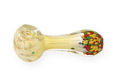 Cina i tubi di vetro esaltanti della mano 105g il cucchiaio di Pyrex che Bongs i bruciatori a nafta inchiodano il tubo di fumo 4.0inches in vendita