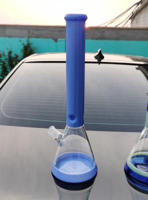 Cina Becher di Herb Borosilicate Glass Bongs Large dell'erbaccia 10 pollici della mano di fumo della pittura in vendita