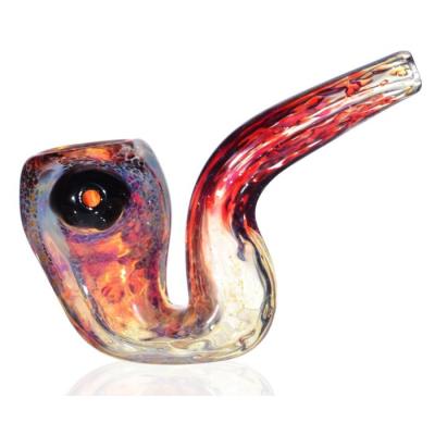 Cina La mano del vetro borosilicato convoglia il tubo di fumo variopinto d'ardore della parte alta fatta a mano in vendita
