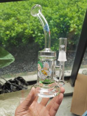 Cina la tubatura dell'acqua a 8,2 pollici unita Rig Oil Borosilicate Glass Water di 14.5mm Bongs con la cupola di vetro del chiodo in vendita